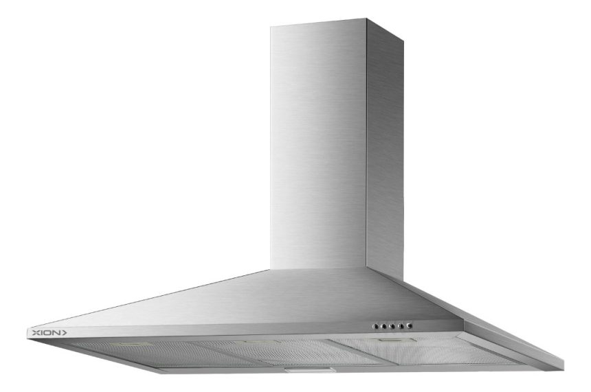 Campana De Cocina Xion Extractor 90 Cm Luz Acero Inox - Albion Haus