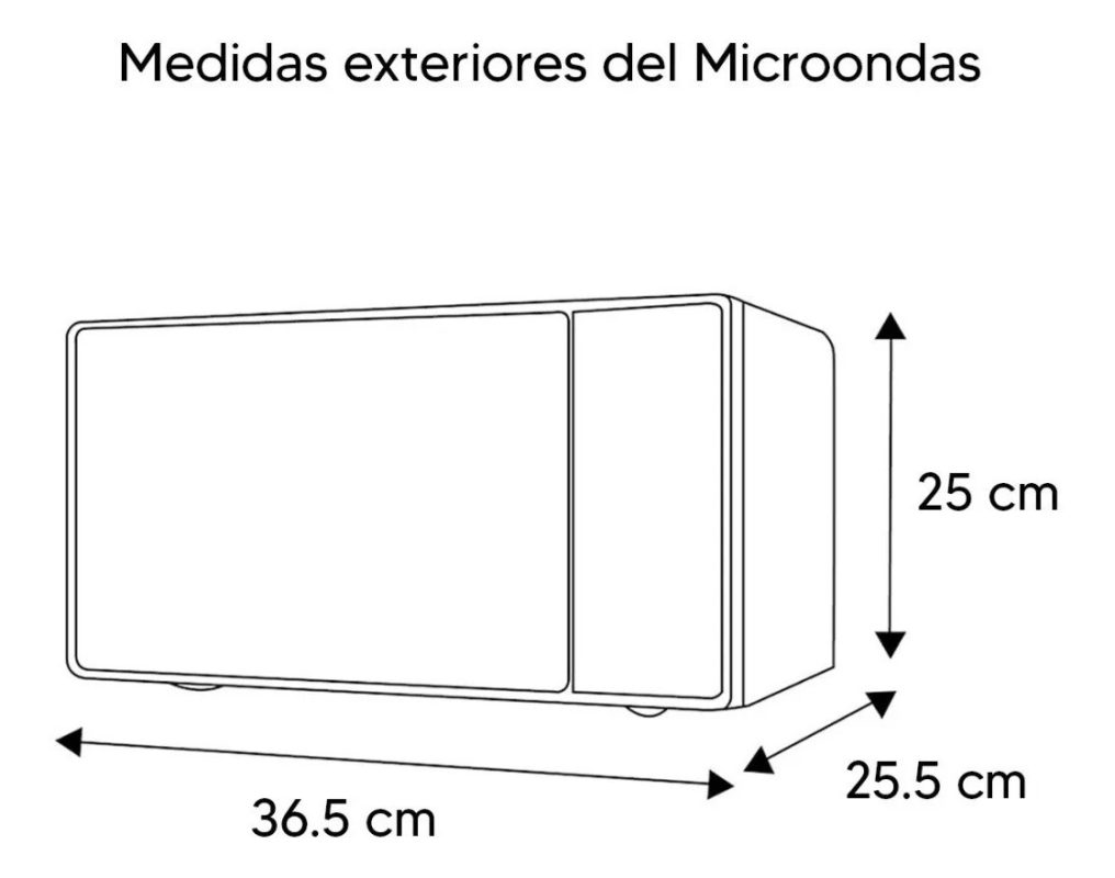 Microondas James 20 Lts Digital Negro J 20 Mdn Albion - Albion Haus